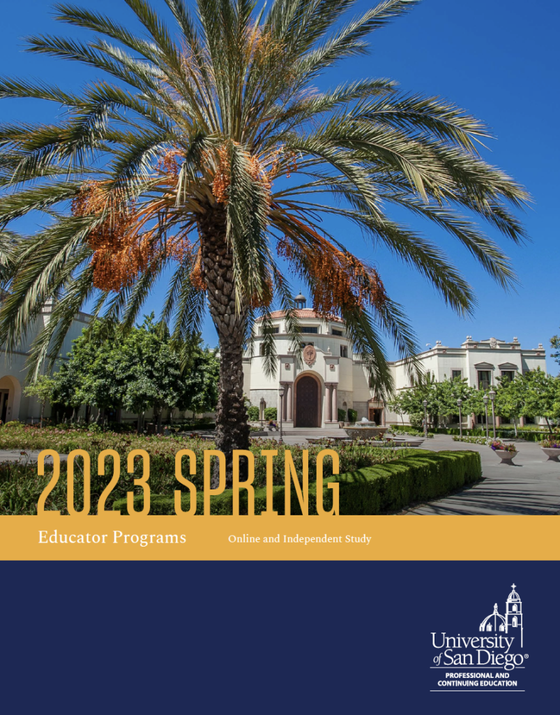 Education – University of San Diego - Professional & Continuing Education