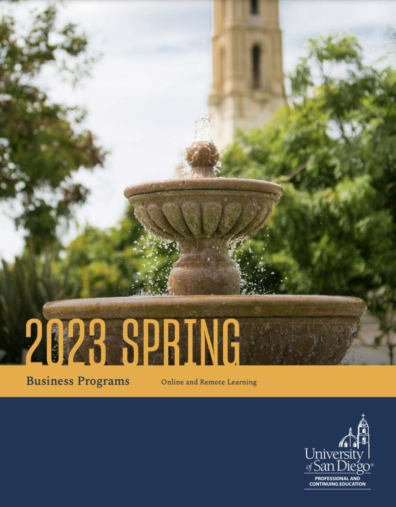 Business – University of San Diego - Professional & Continuing Education